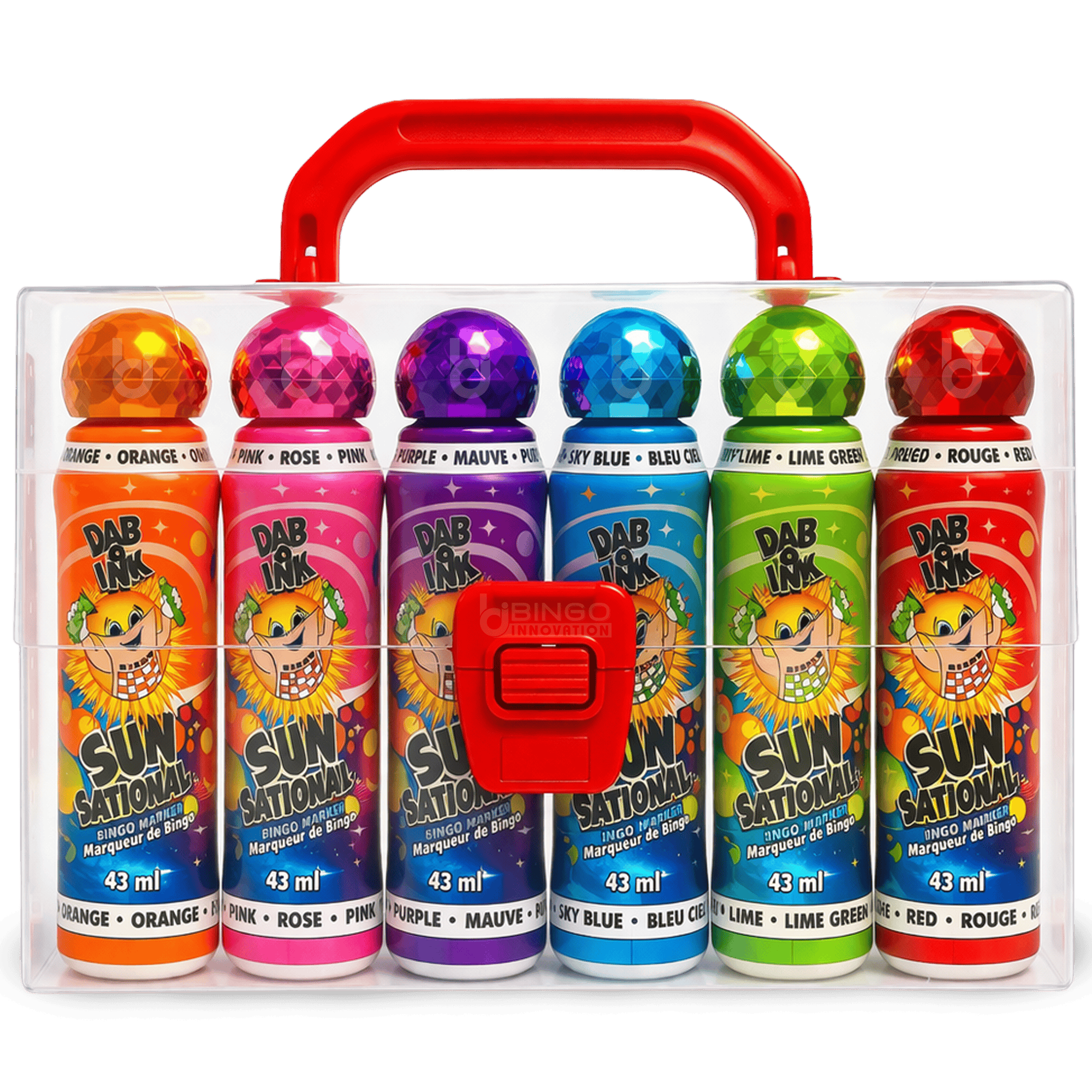 6 Bottle 1.5 Ounce Sunsational Ink Bingo Dauber Gift Pack