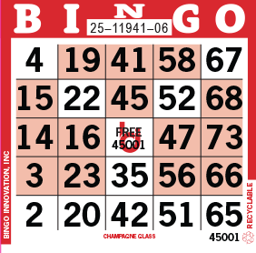 Champagne Glass Pattern Paper by the Case 3,000 Sheets – Bingo Innovation
