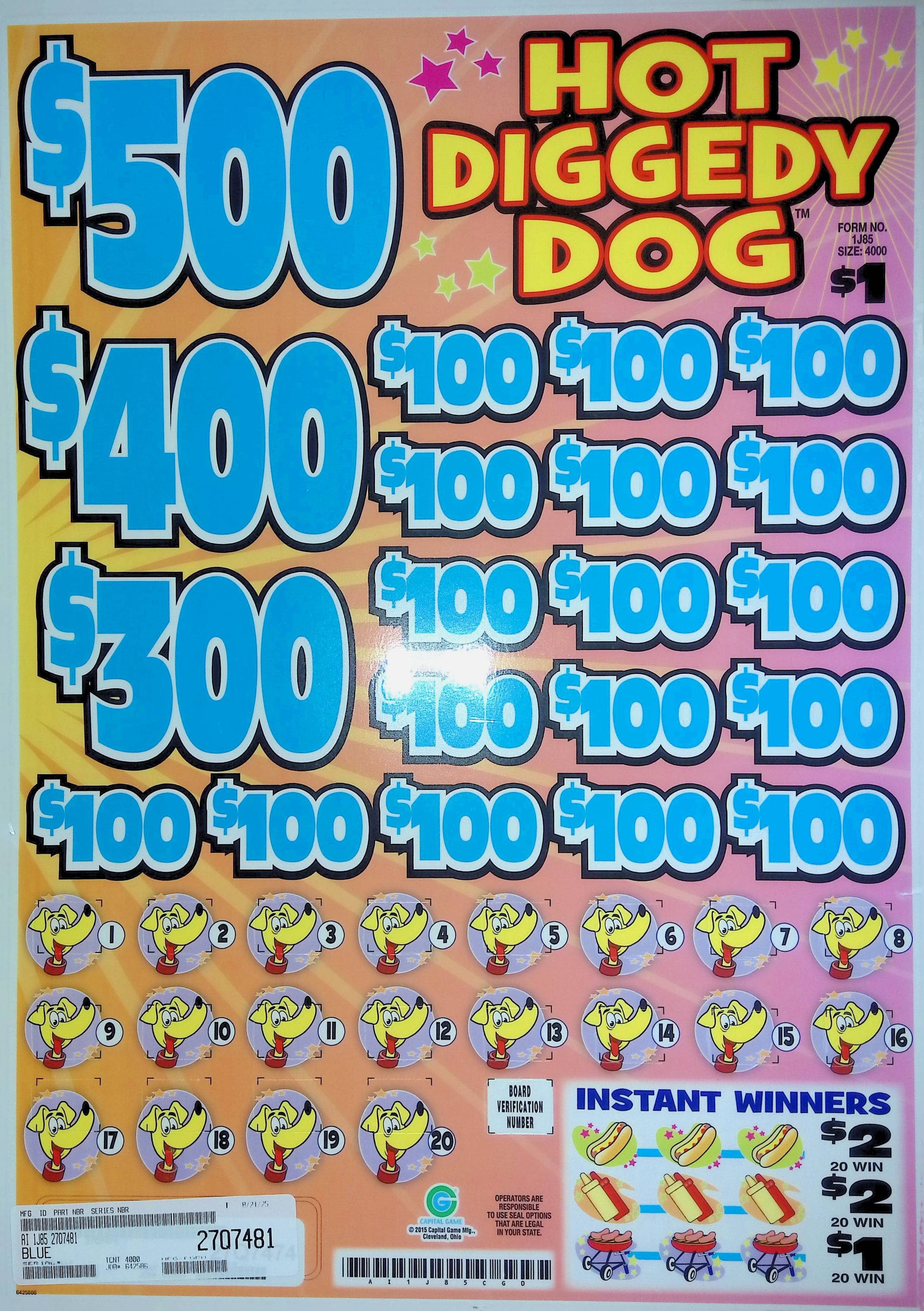 Hot Diggedy Dog – Bingo Innovation