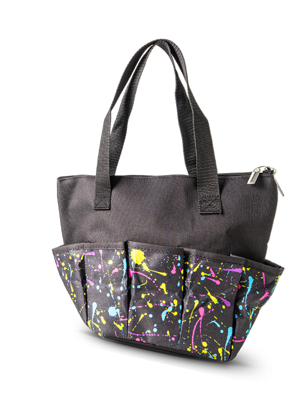 Paint Splatter Pattern Zipper Tote Medium – Bingo Innovation