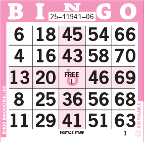 Postage Stamp Pattern Paper by the Case 3,000 Sheets – Bingo Innovation