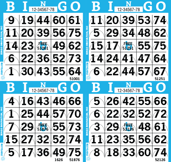 4on Pushout Bingo Paper by the Case 750 Sheets – Bingo Innovation