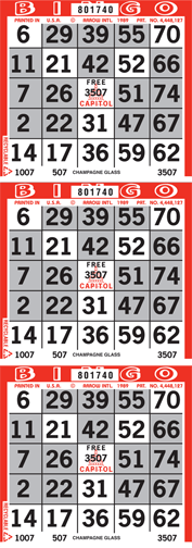 Champagne Glass Pattern Paper by the Case 3,000 Sheets – Bingo Innovation