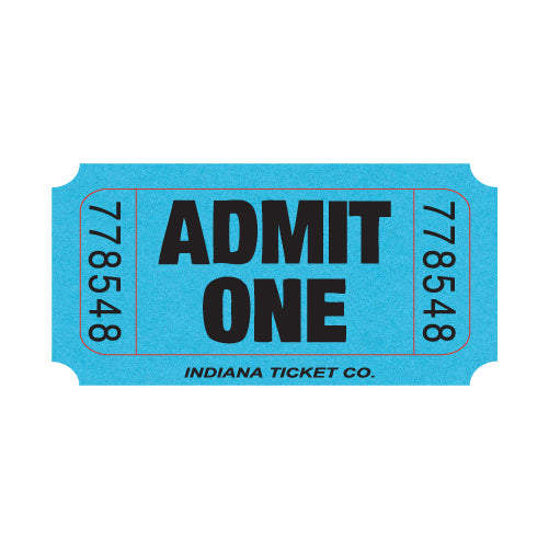 Admit One Single Roll Tickets – Bingo Innovation