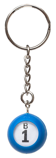 Numbered Round Bingo Ball Key Chain – Bingo Innovation